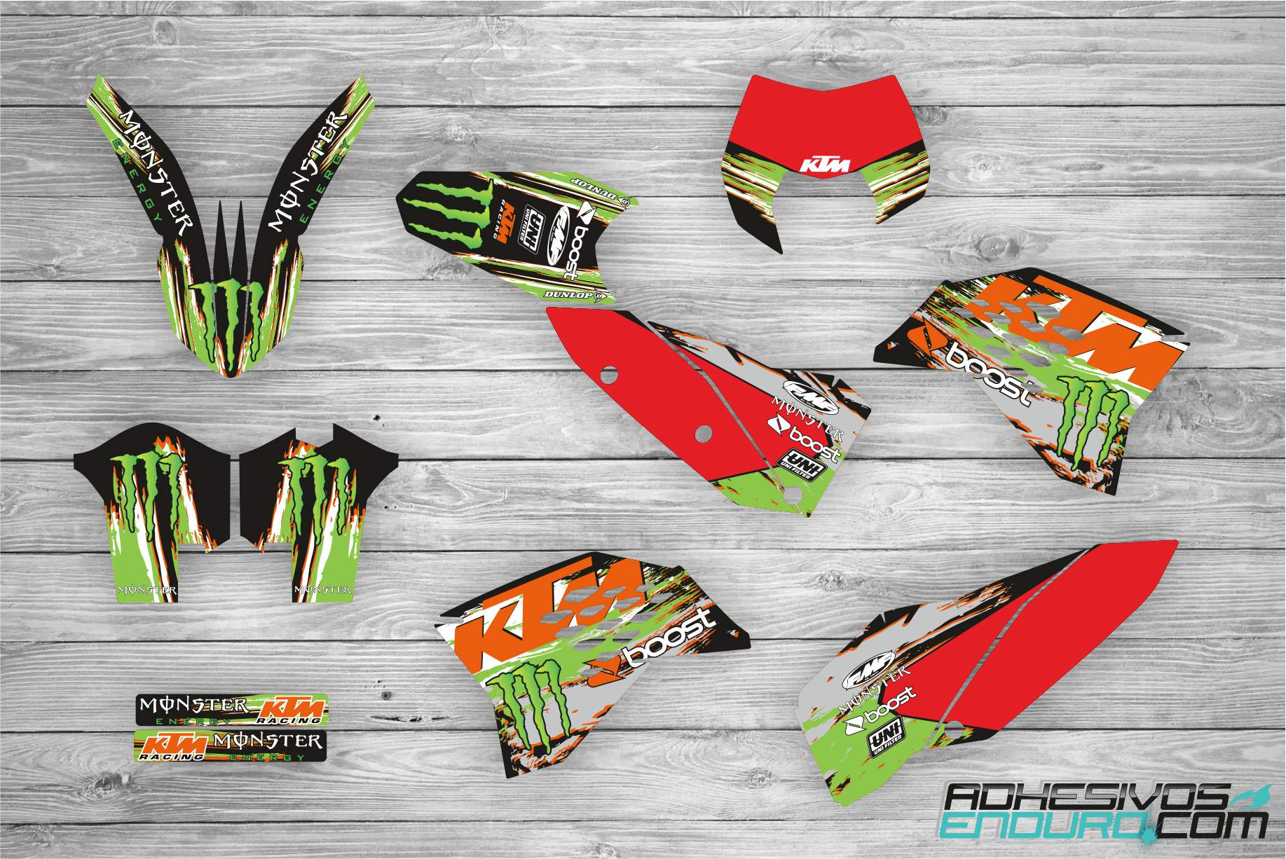 Kit Adhesivos KTM Monster – AdhesivosEnduro